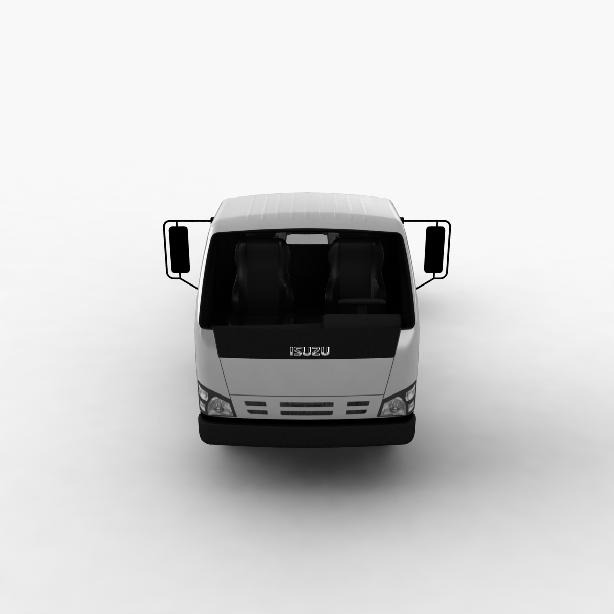 isuzu nqr 75 truck 3d model