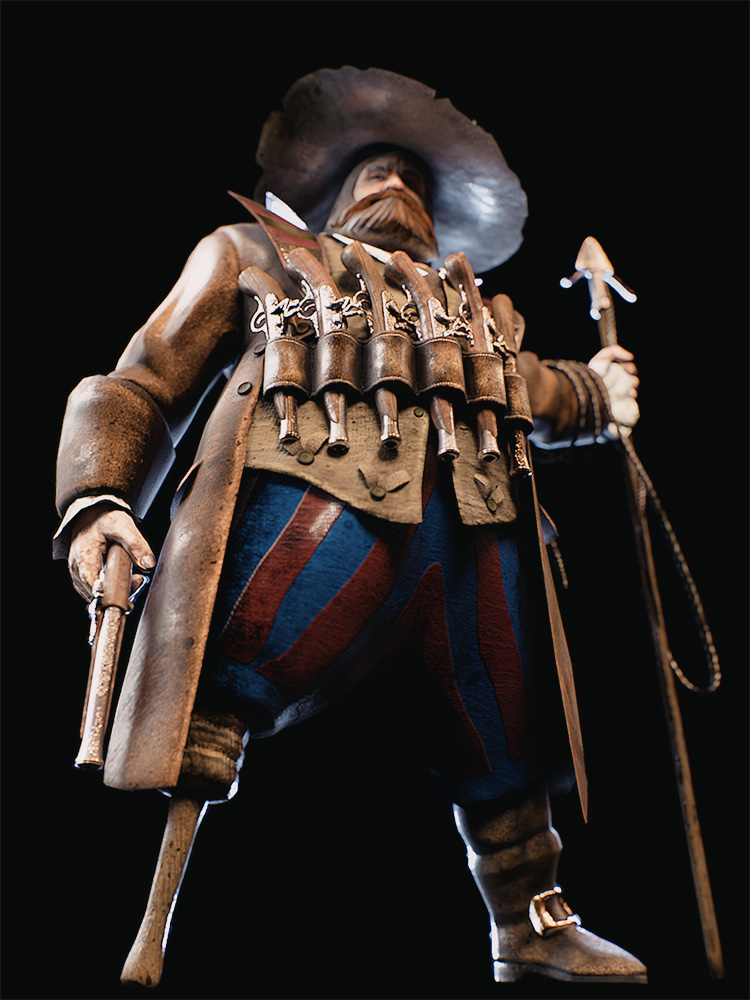 3d realtime old pirate