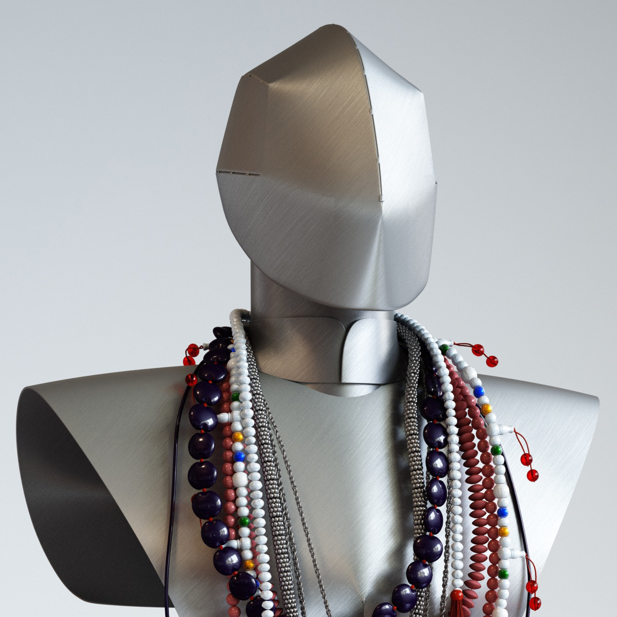 iron mannequin 3d max