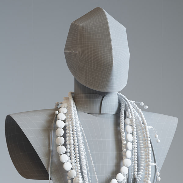 iron mannequin 3d max