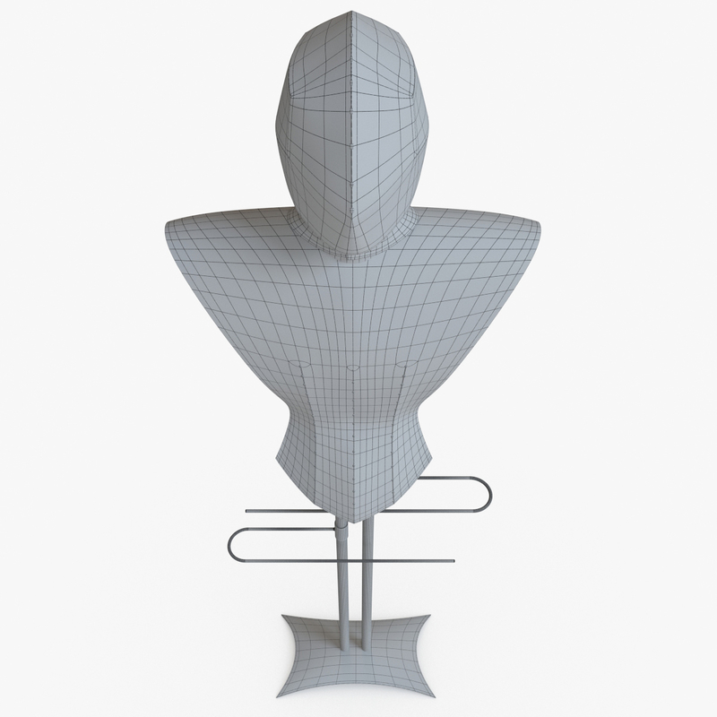 iron mannequin 3d max