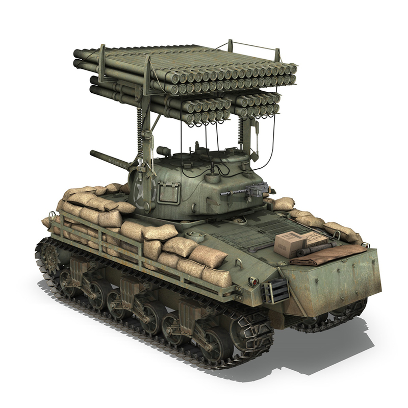 3d model of m4a3 calliope annabell m4