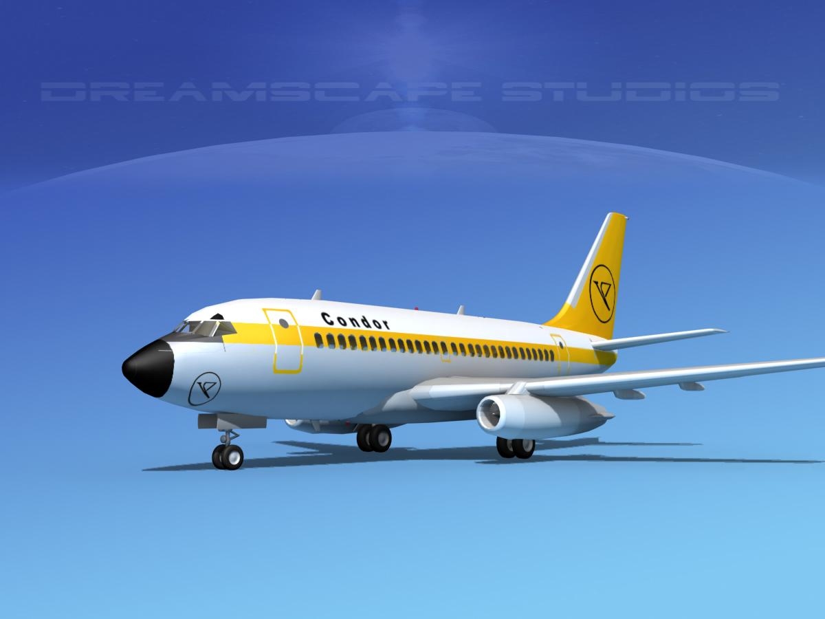 boeing 737 737-100 3d model