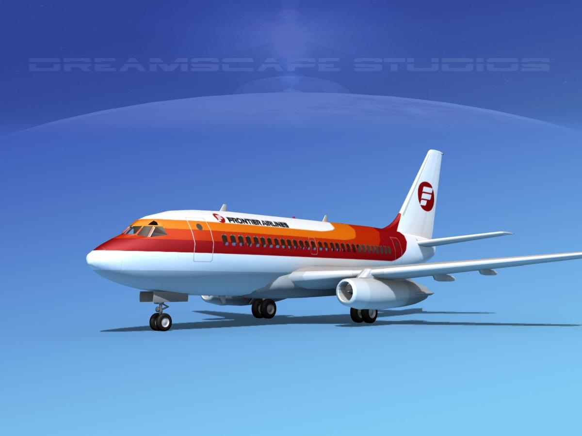 3d boeing 737 737-100