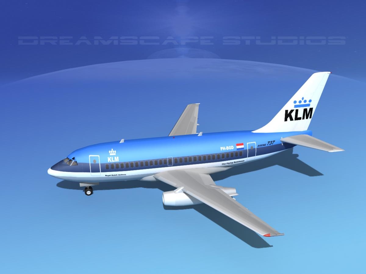 boeing 737 737-100 3d model