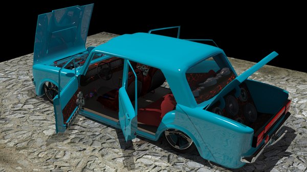 124 tofas lada 3d model