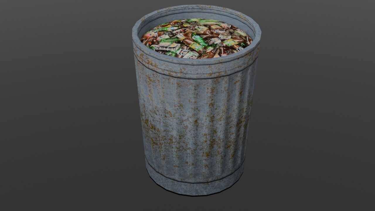 trash 3d model