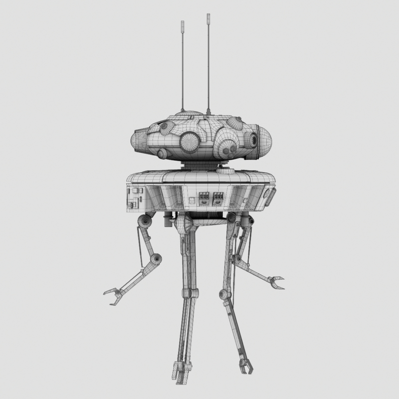 robot droid 3d max