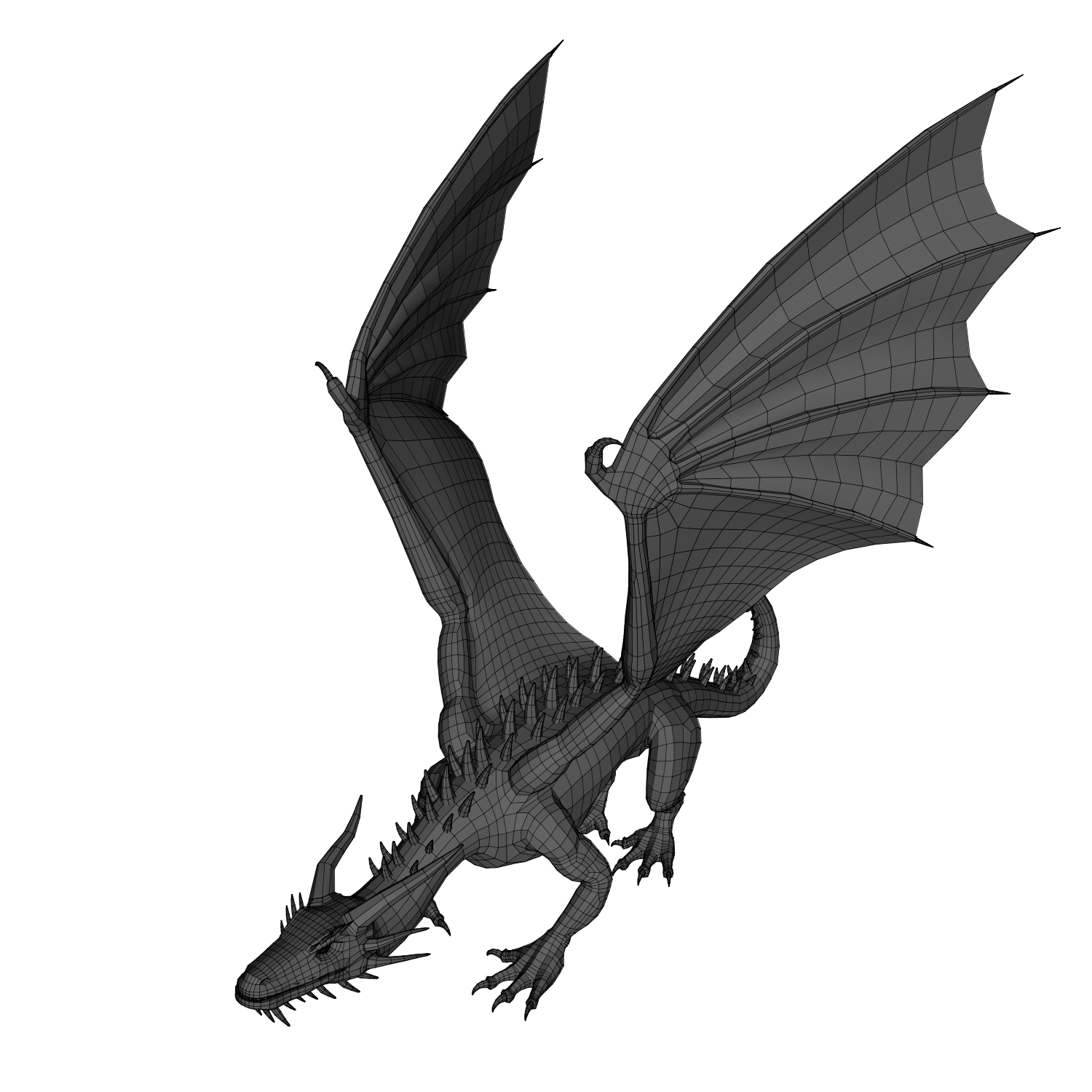 3d dragon model