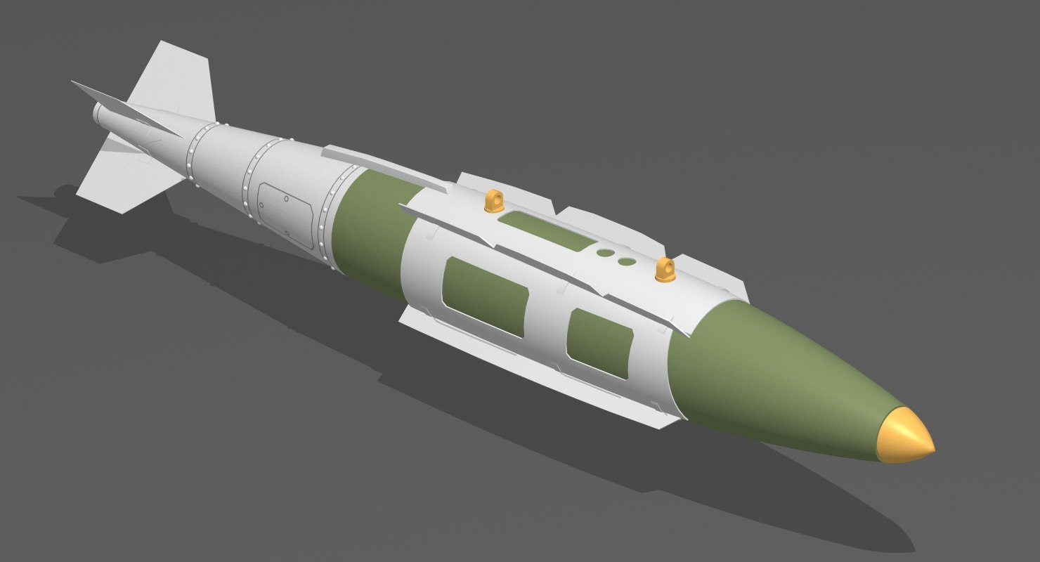gbu-31 jdam 3d model