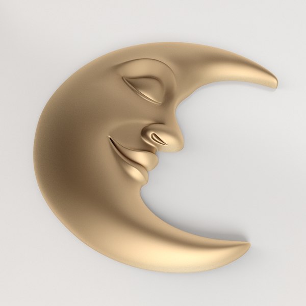 moon cnc stl 3d model