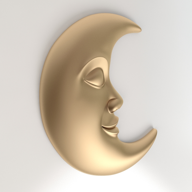 moon cnc stl 3d model