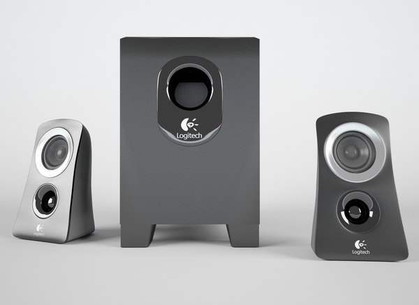 3d model logitech set z 313