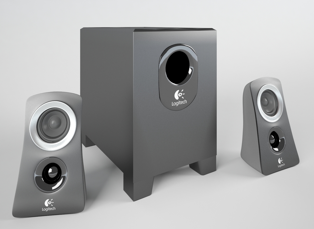 3d model logitech set z 313