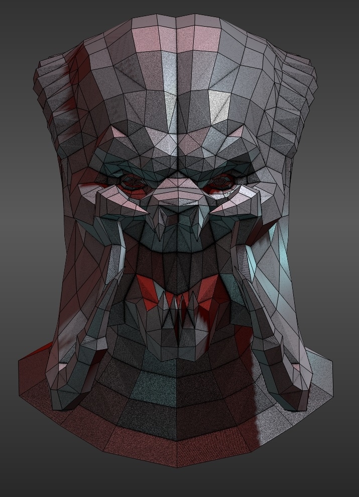 3d model of predator pepakura