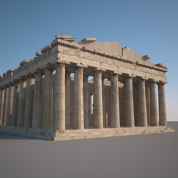 3d parthenon model