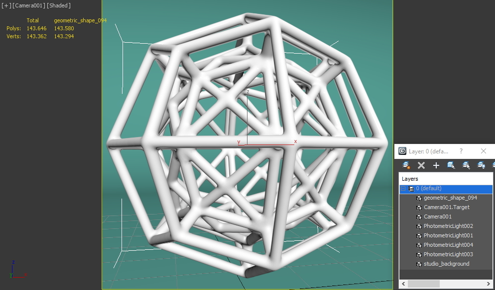 3d model geometric shape