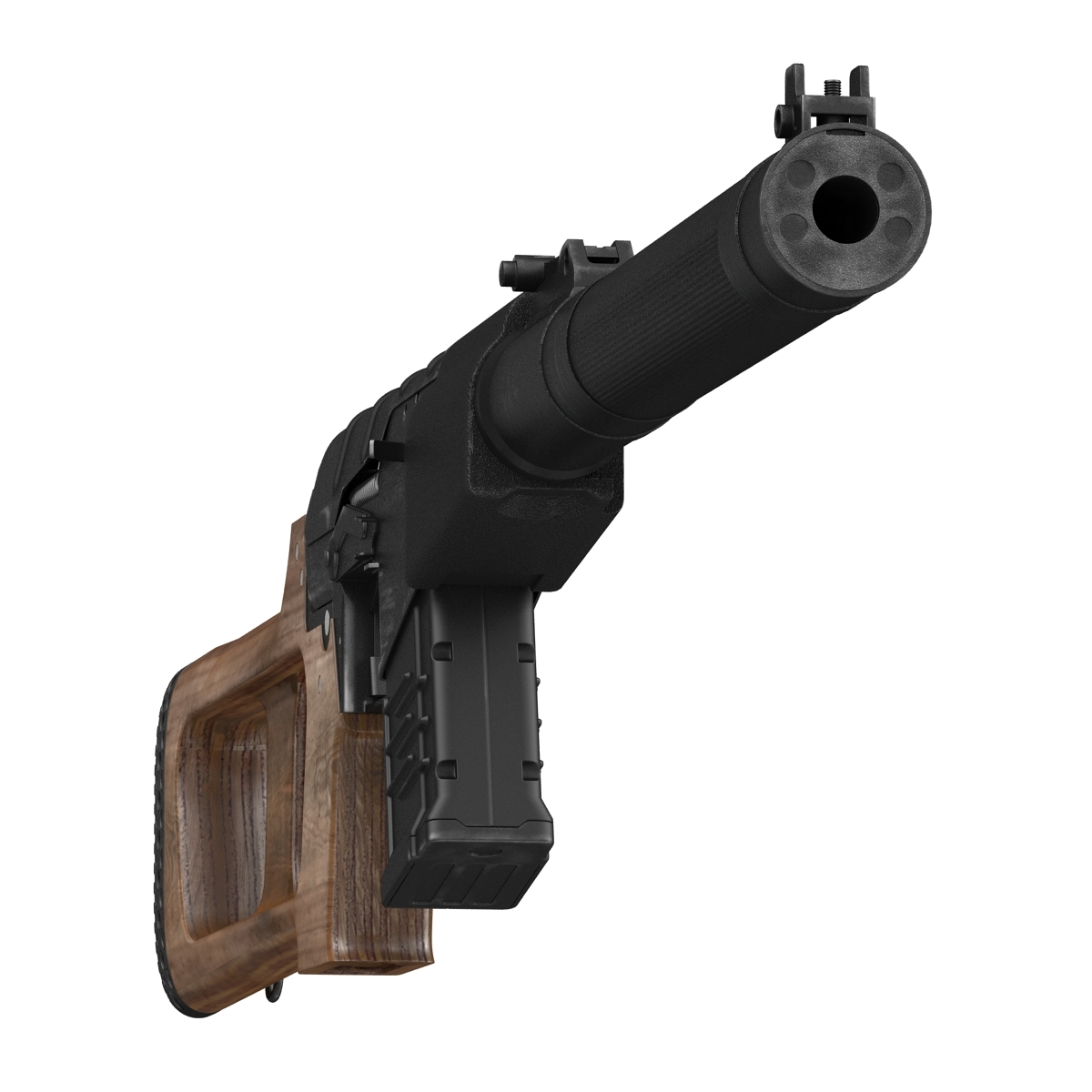 russian rifle vss vintorez 3d model