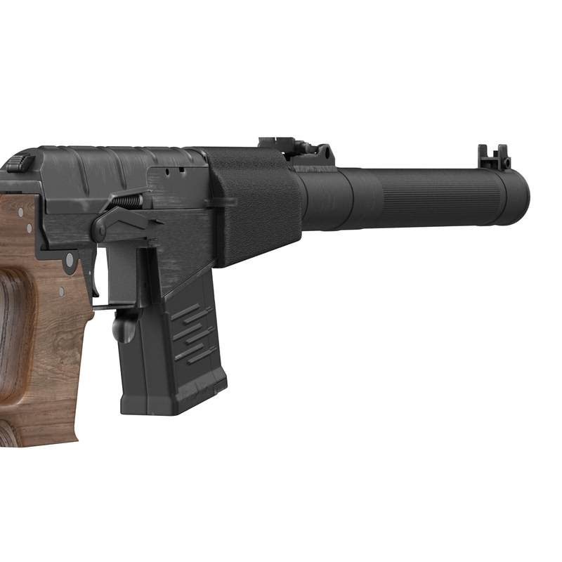 russian rifle vss vintorez 3d model