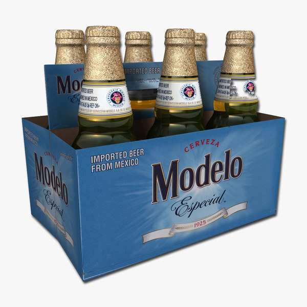 3d model of set packs beer