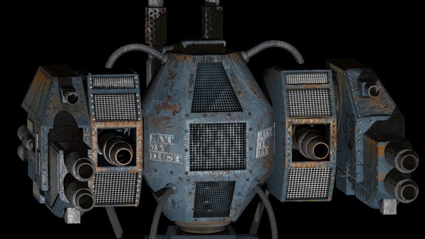 robot mech warrior 3d model