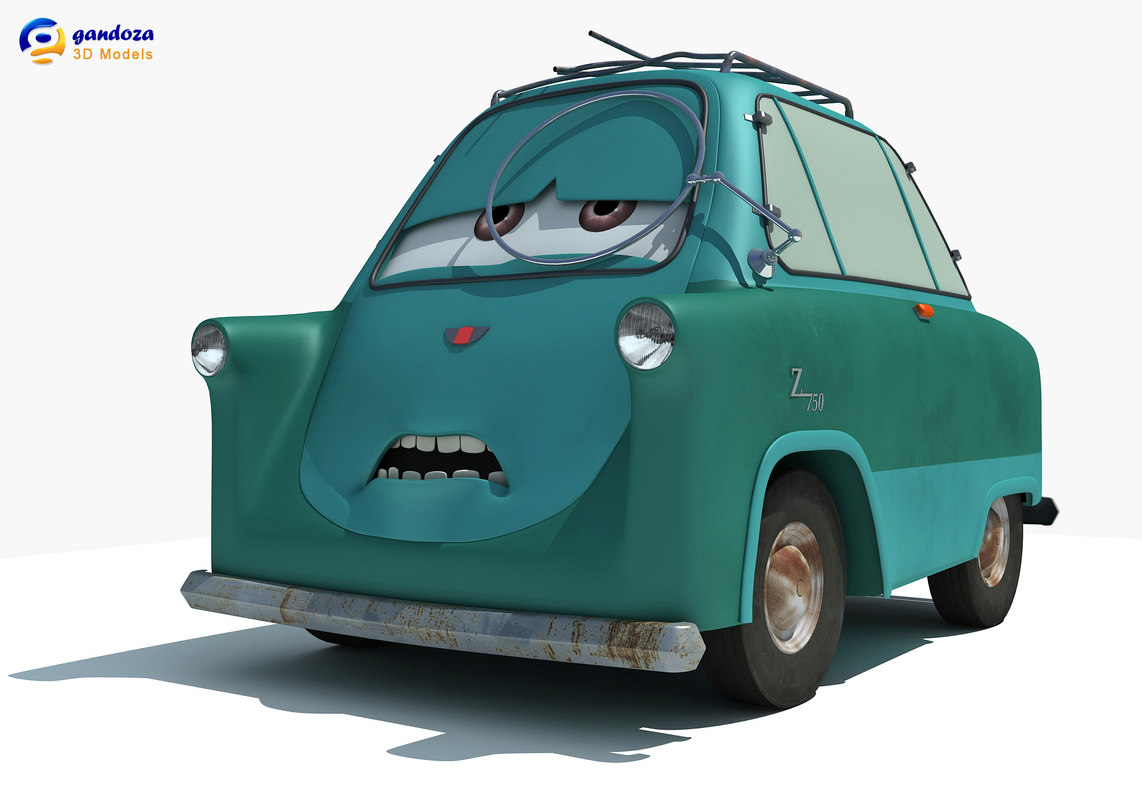 professor z cars 2 3d model