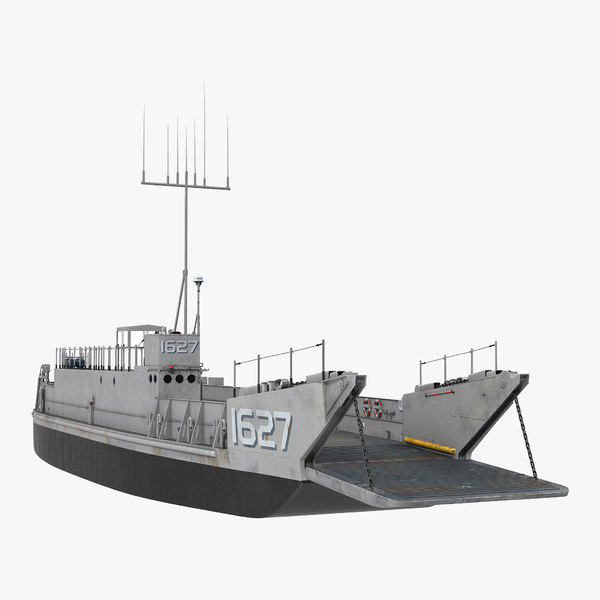 lcm landing craft mechanized 3d model