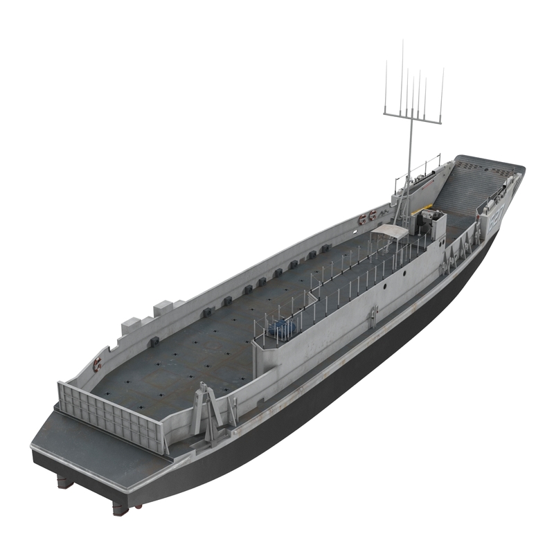 3d model landing craft utility class