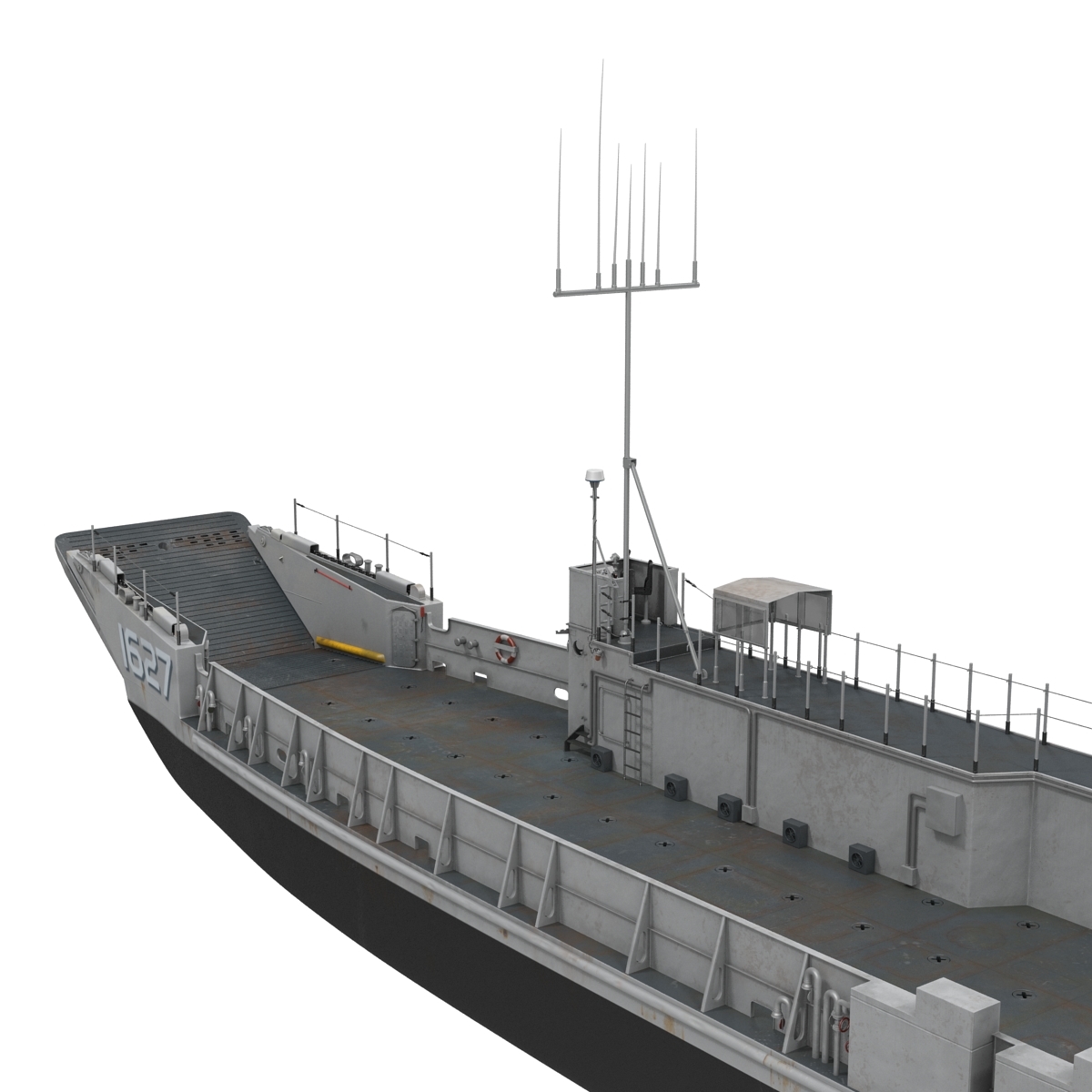 3d model landing craft utility class