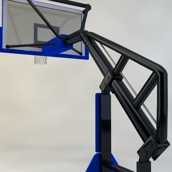 basketball hoop 3d max