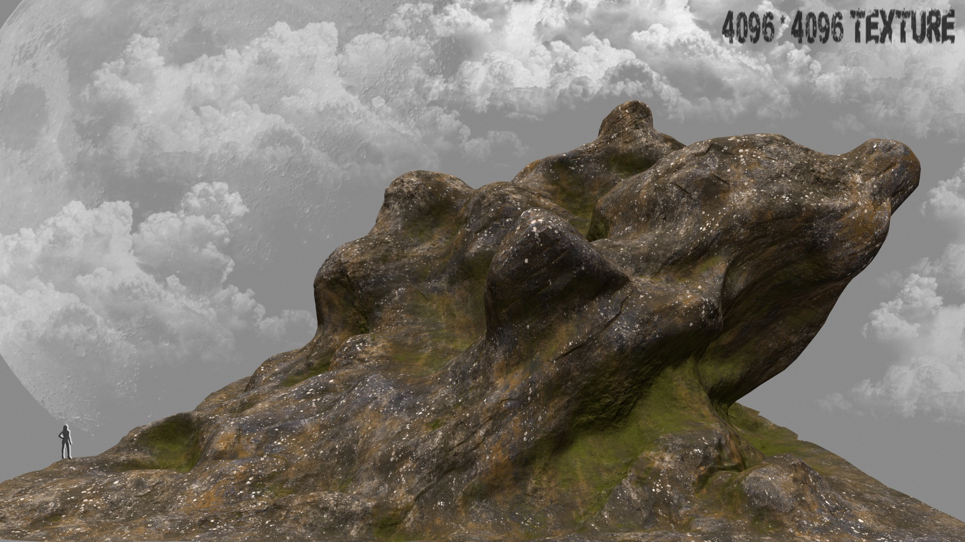 3d rock mount