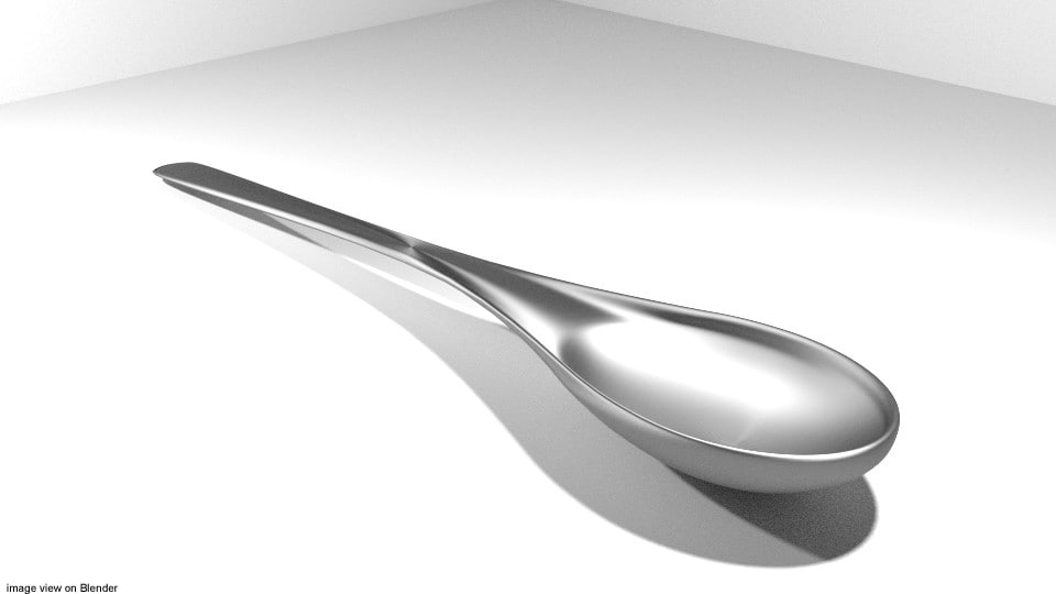3d spoon model