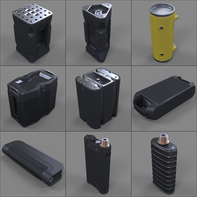 canisters bolts knobs cables max