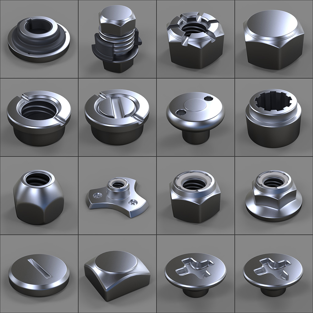 canisters bolts knobs cables max