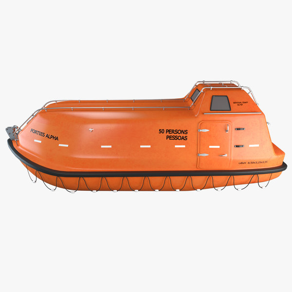 3d model lifeboat norsafe