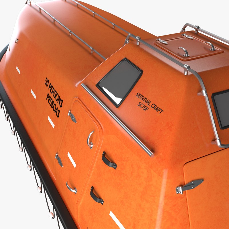 3d model lifeboat norsafe