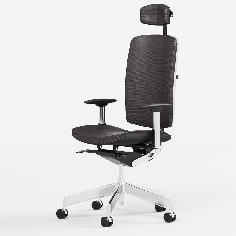 dauphin office chair 3d model