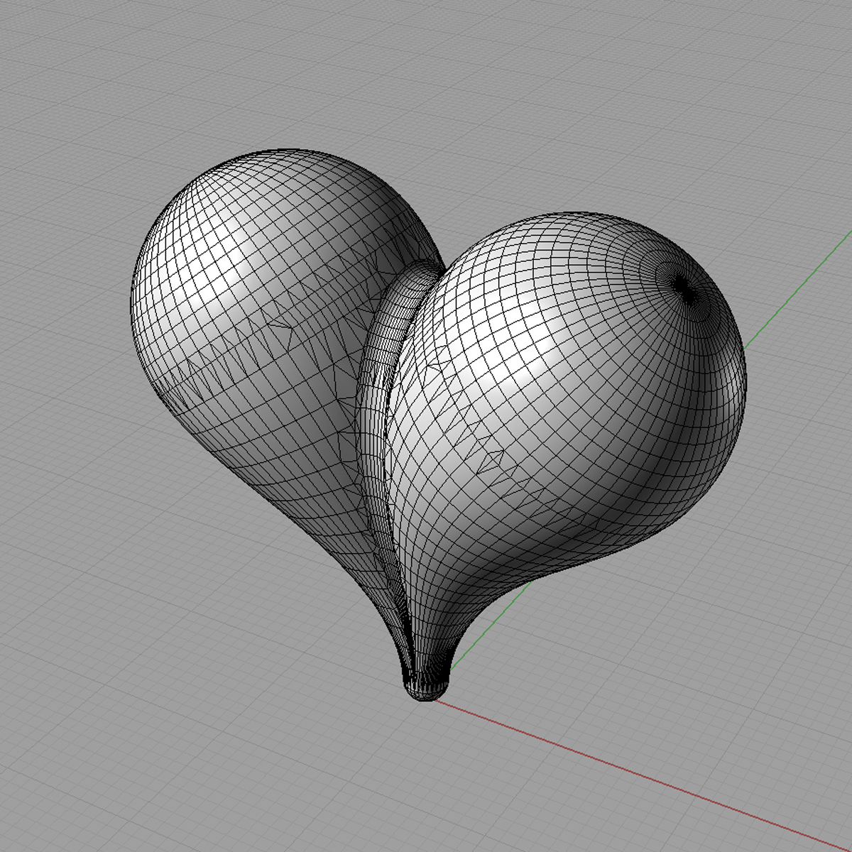 3d model heart