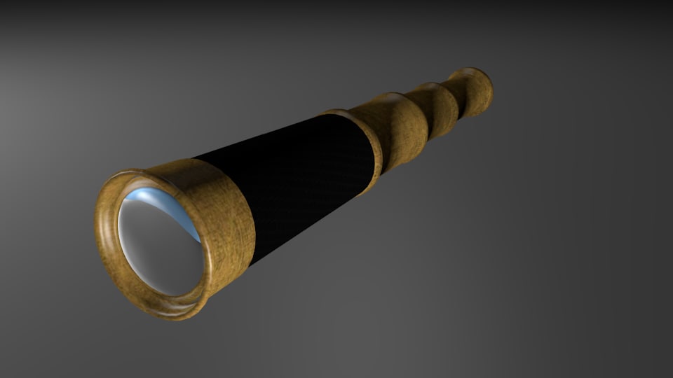 3d spyglass spy glass model
