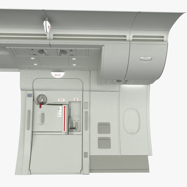 emergency exit a380 obj