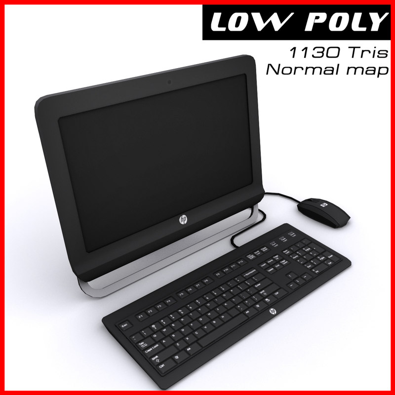 monoblock hp 3d model