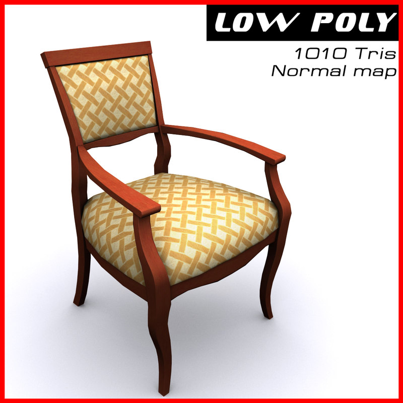 3d arm chair model