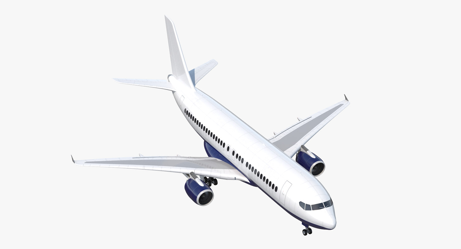 Airliner Plane Airplane 3d Model