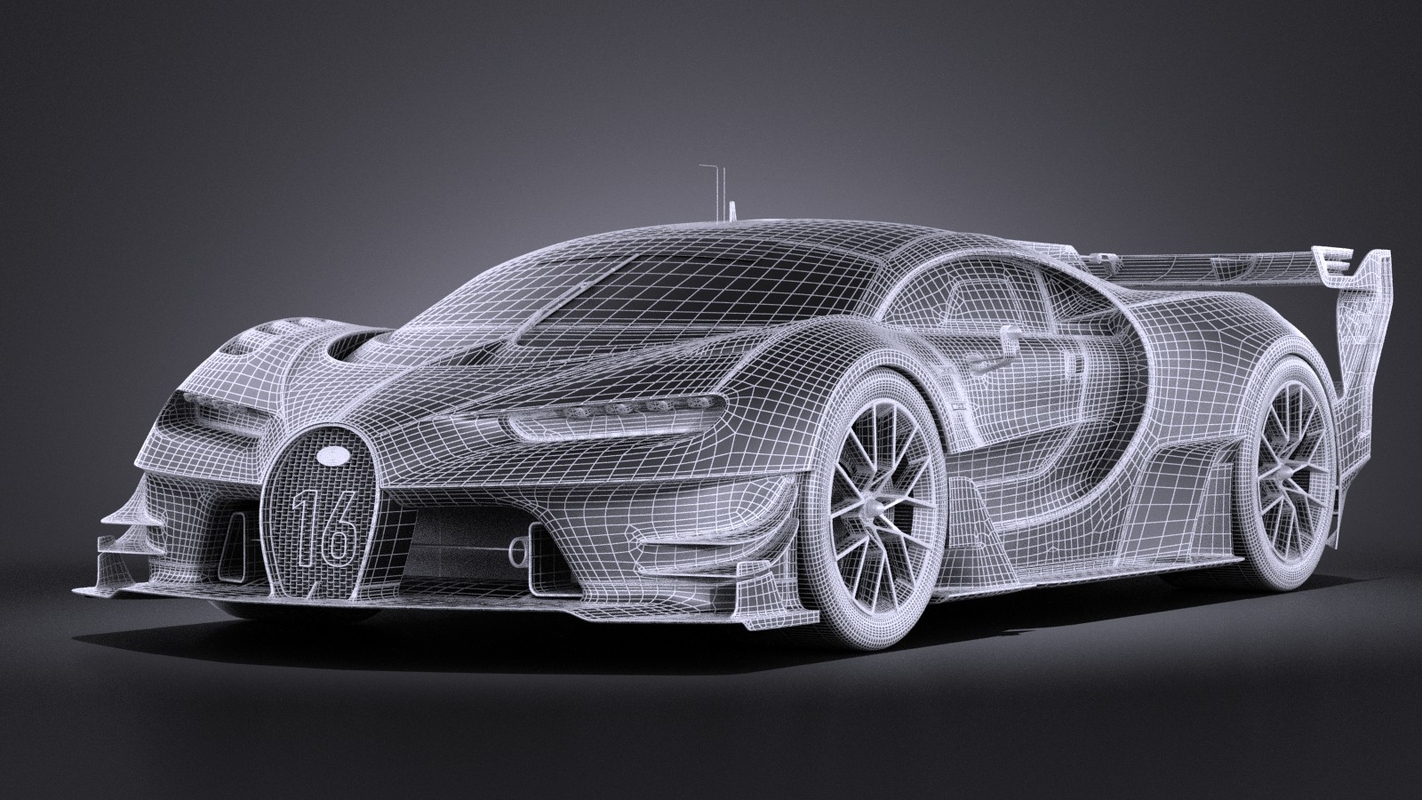 2015 bugatti concept obj