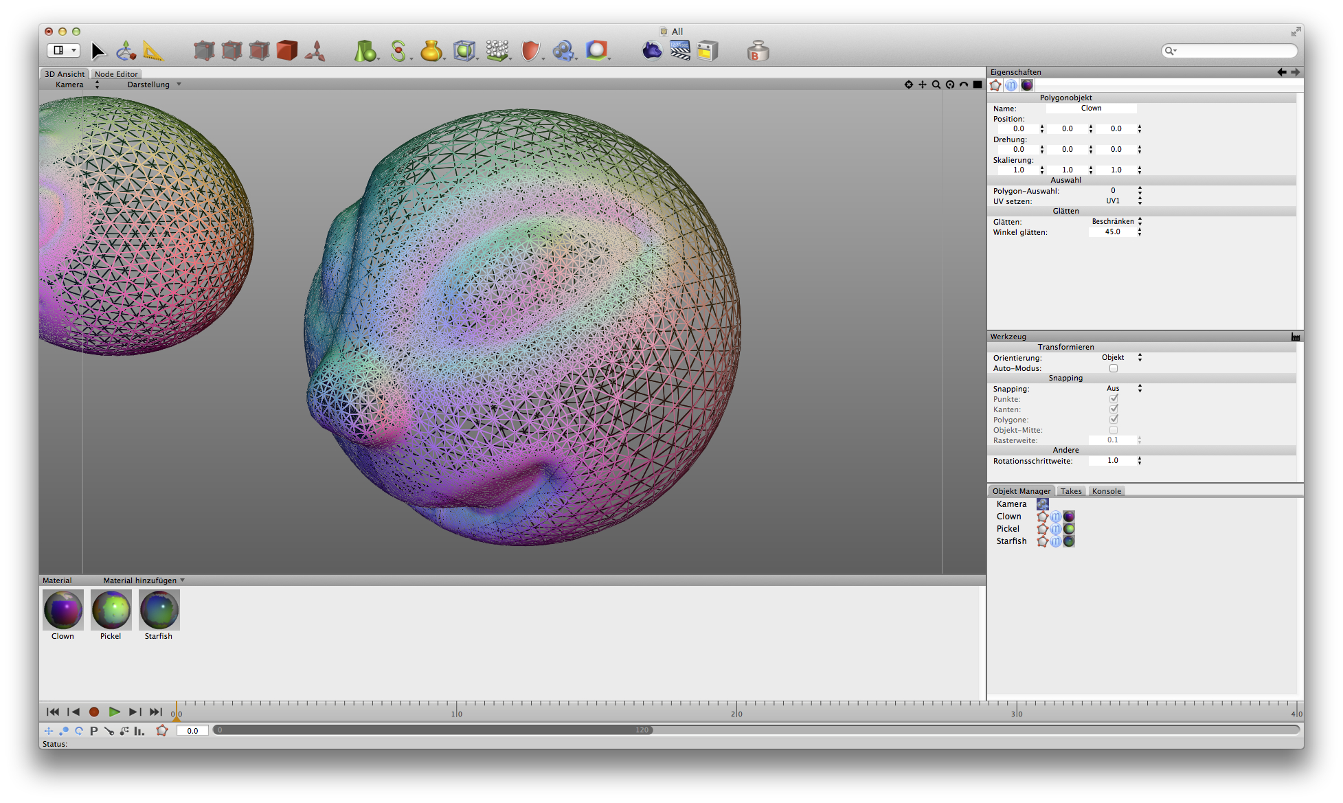 Face Balls 3d Model 