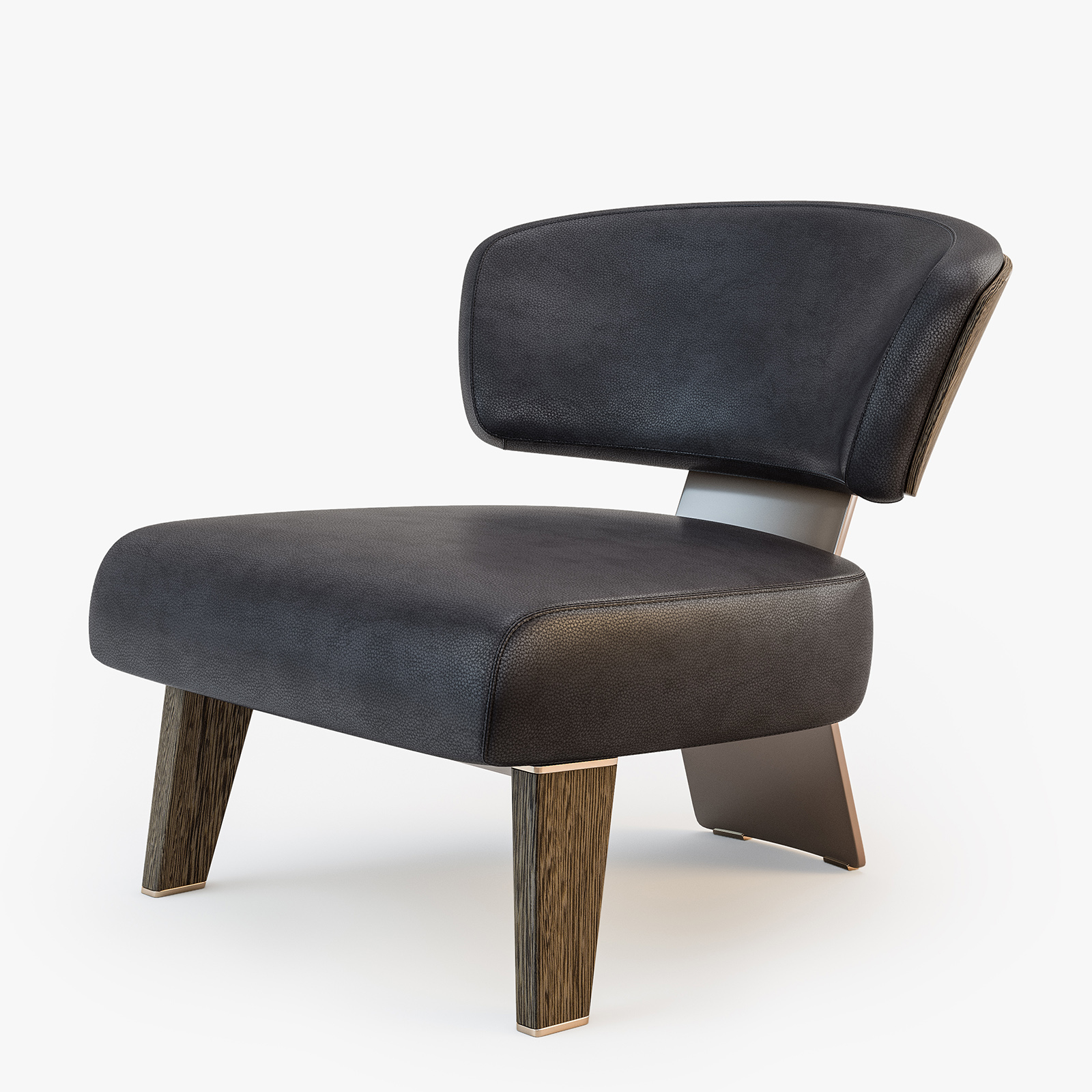 3d max minotti creed armchair wood