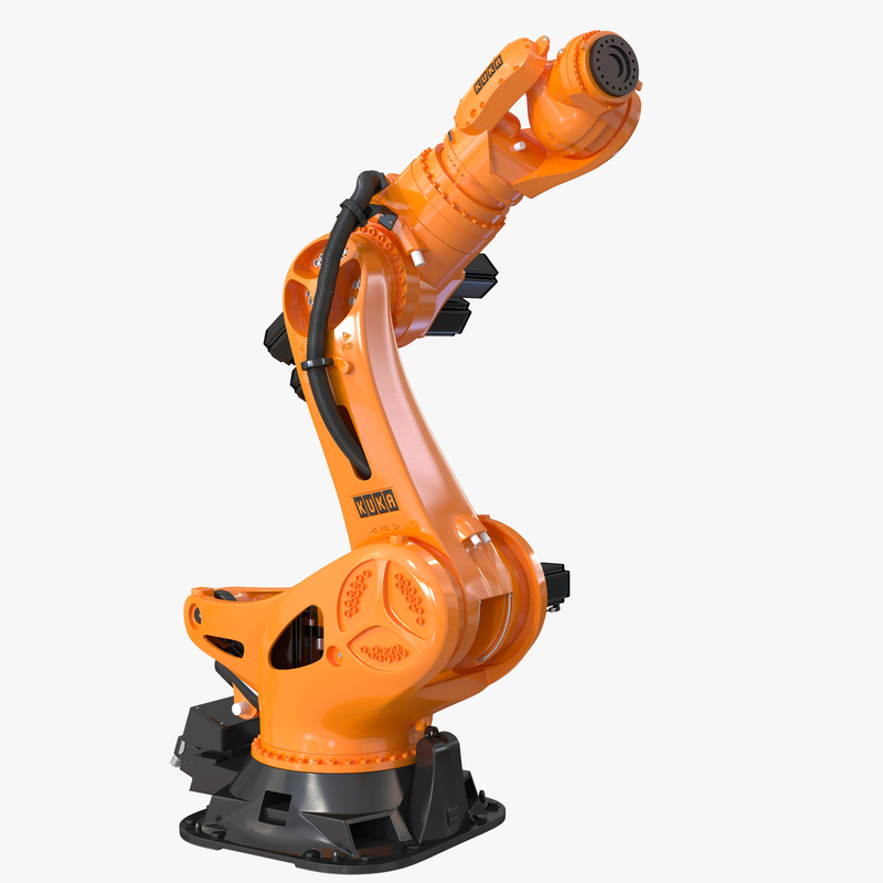kuka robot titan rigged 3d model