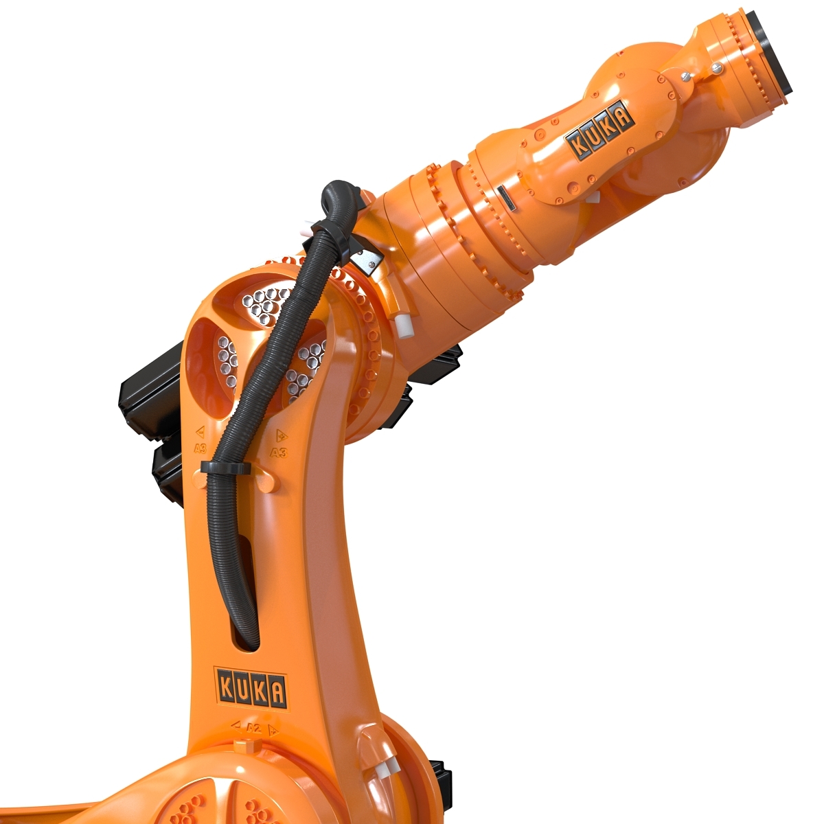 kuka robot titan rigged 3d model