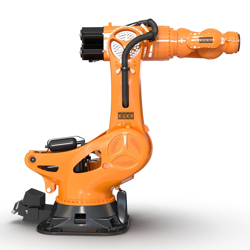 kuka robot titan rigged 3d model