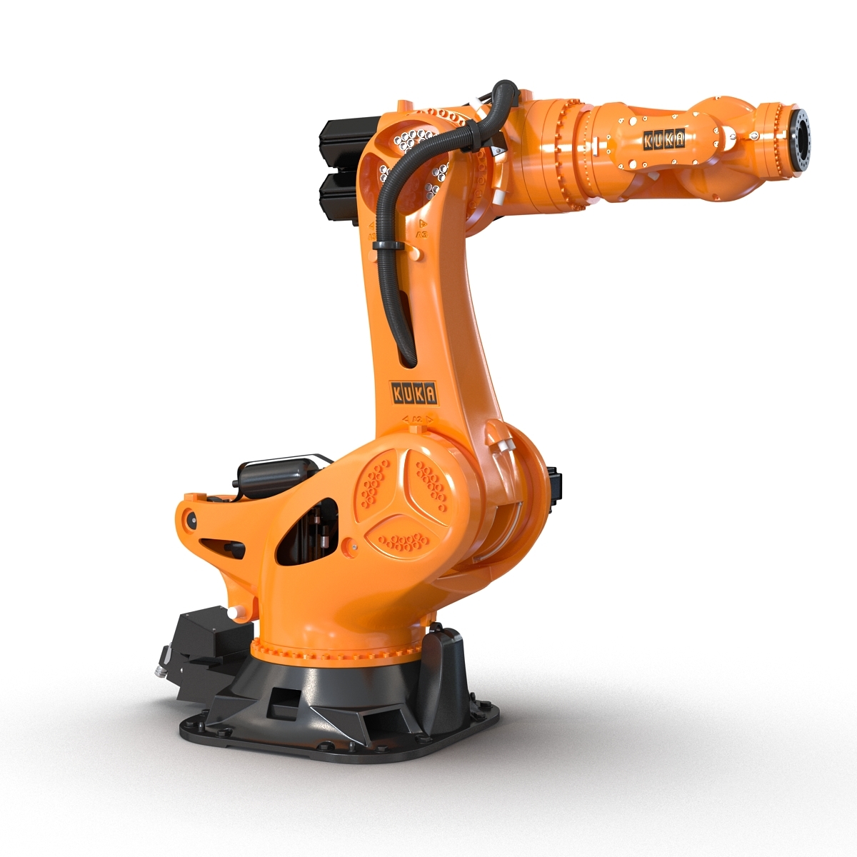 kuka robot titan rigged 3d model